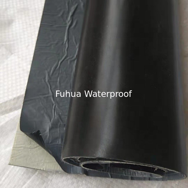 Waterproofing Steel Concrete Wooden Roofs with Butyl Glue and Black or White EPDM Rubber Liner ...